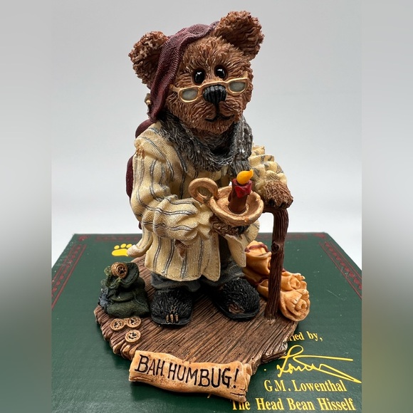 Boyds Bears | Holiday | Boyds Bears Collection Resin Scrooge Mcbear Bah ...